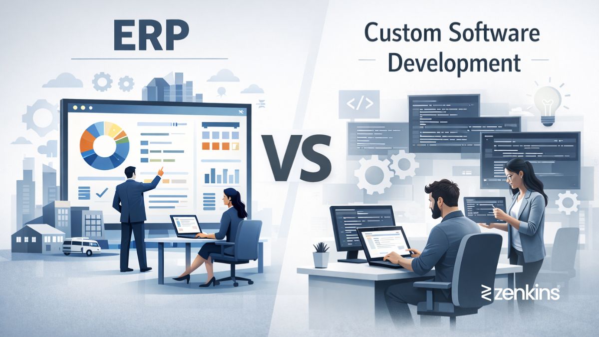 Erp Vs Custom Software Development In 2026 Which Scales Better For
